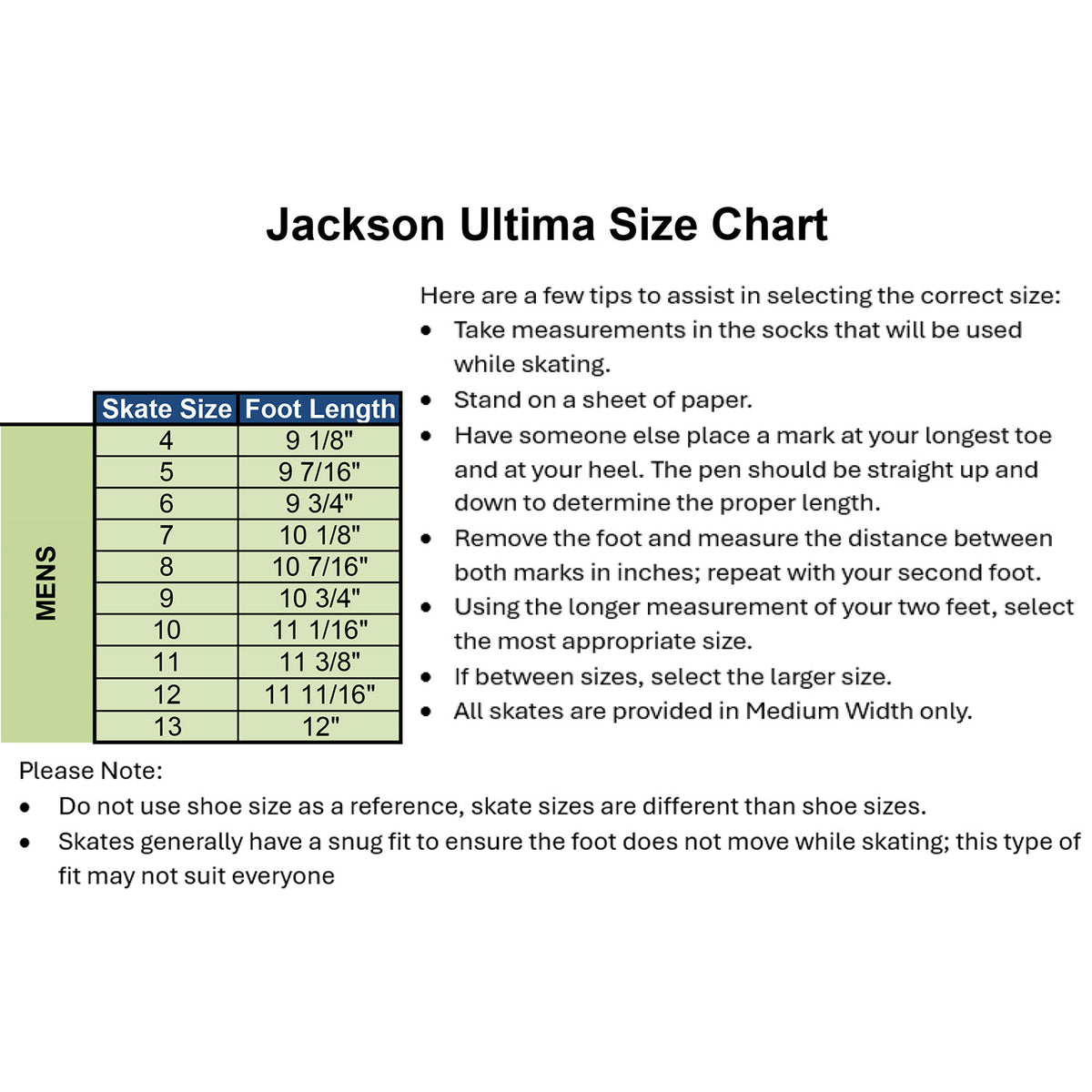 Jackson Ultima Softec Sport Men's / Boy's Recreational Hockey Skate ...